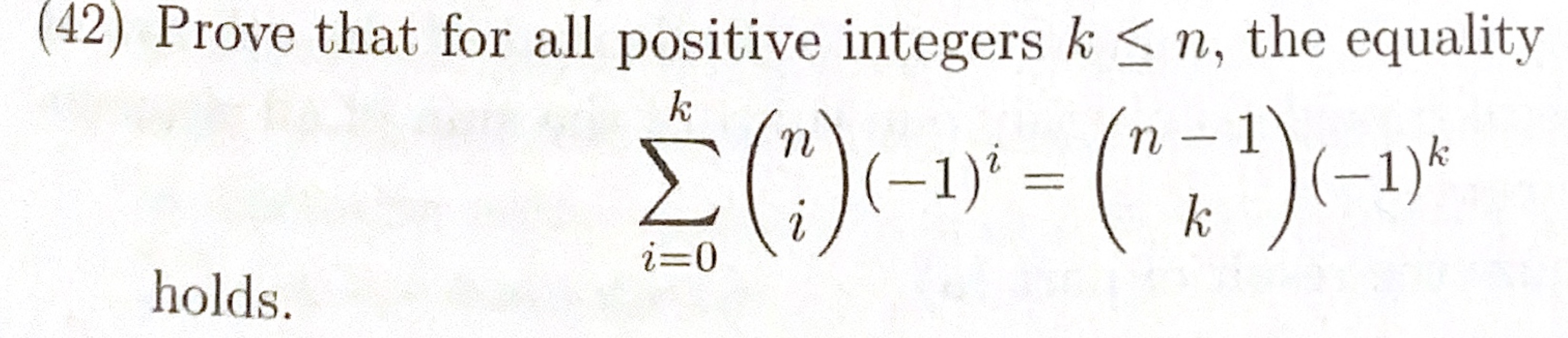 Solved Prove that for all positive integers k≤n, ﻿the | Chegg.com