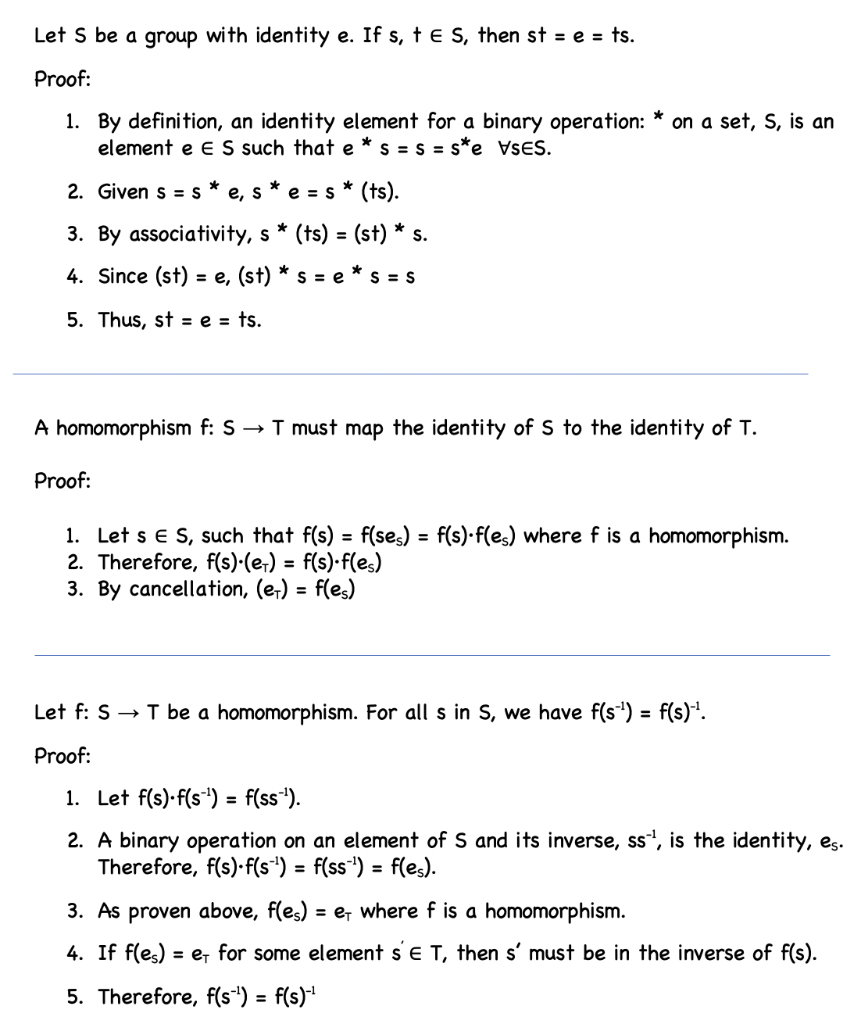 Solved Let S be a group with identity e. If s,t∈S, then | Chegg.com