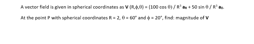 Solved This is for EEE 241 (electromagnetics), using vector | Chegg.com