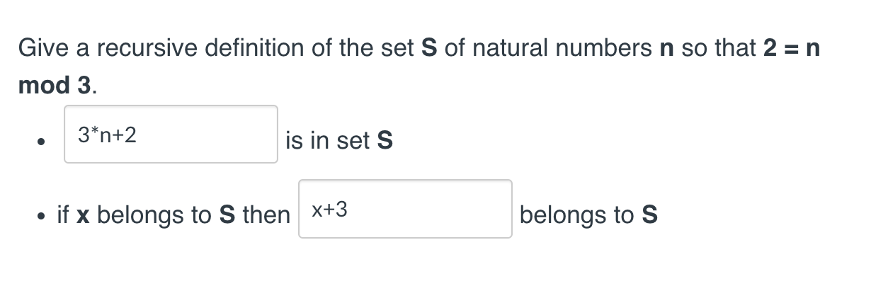 Solved Give a recursive definition for positive integers | Chegg.com