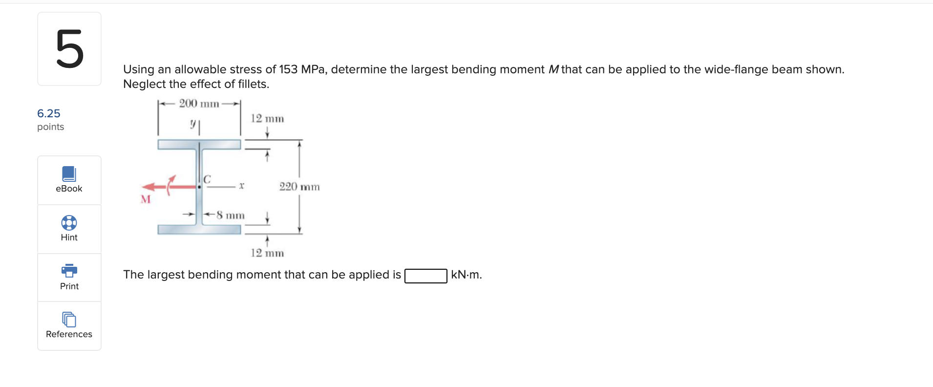 Solved 4 Two vertical forces, each of magnitude P= 23 kips, | Chegg.com