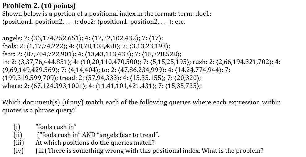 Solved Problem 2. (10 points) Shown below is a portion of a | Chegg.com
