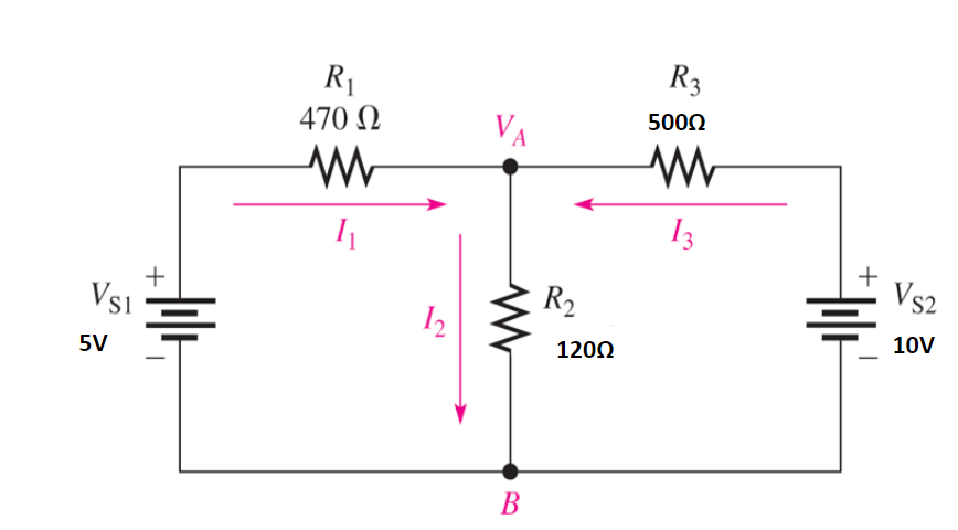 Solved Find the node voltage VA in the given figure and | Chegg.com