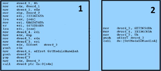 Solved Below are two examples of code fragments, indicated | Chegg.com