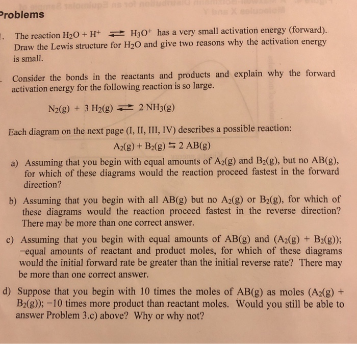 Solved roblems e reaction H20+H H3O has a very small | Chegg.com