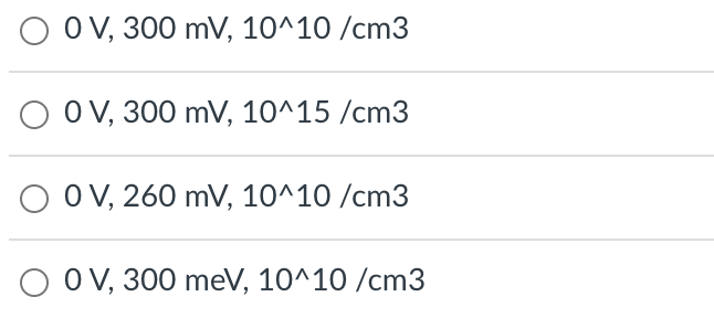 Solved Below is a band diagram for a MOSCAP built on a | Chegg.com