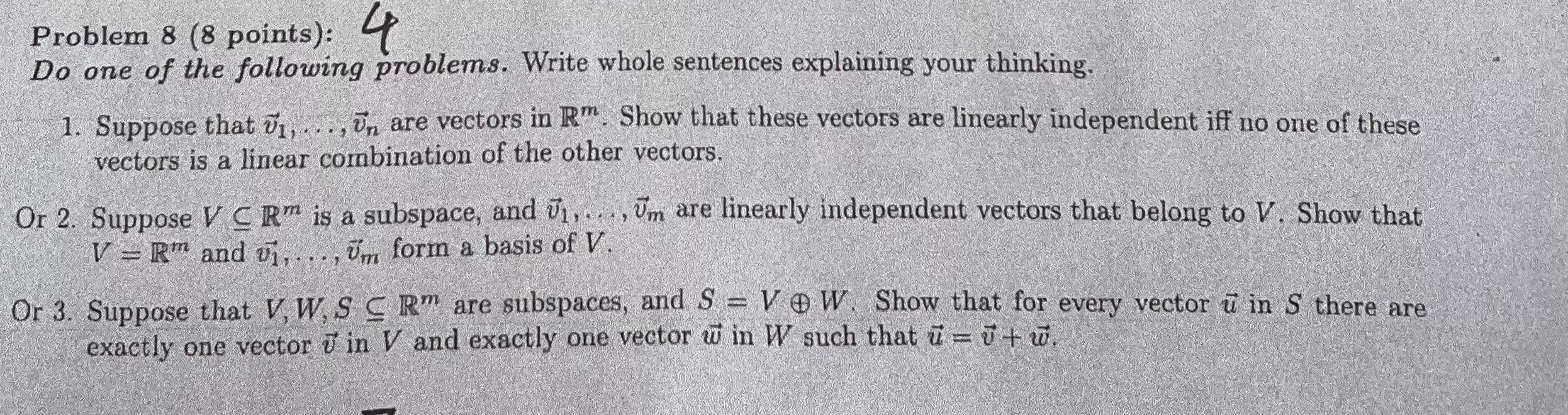 Solved Problem 8 ( 8 points): Do one of the following | Chegg.com
