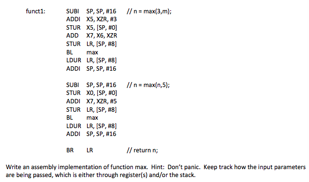 Problem C (2 pt) Consider the following C language | Chegg.com