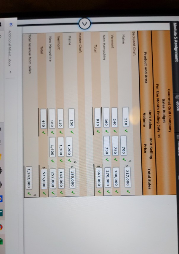 Solved Calculator Print Item Module 5 Assignment eBook | Chegg.com