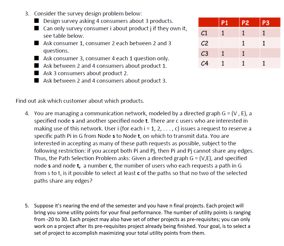 Solved General Requirement. For problems 3, 4, and 5 given: | Chegg.com