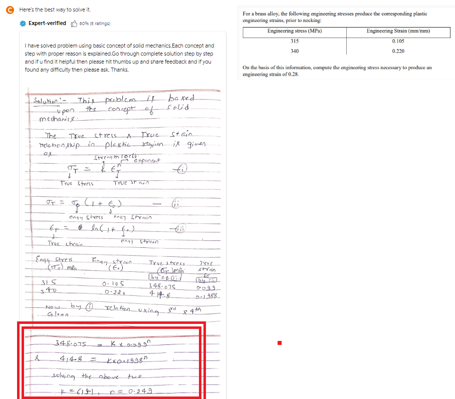 Solved PLEASE ONLY SOLVE FOR K AND N, ﻿SHOW HOW THE PREVIOUS | Chegg.com