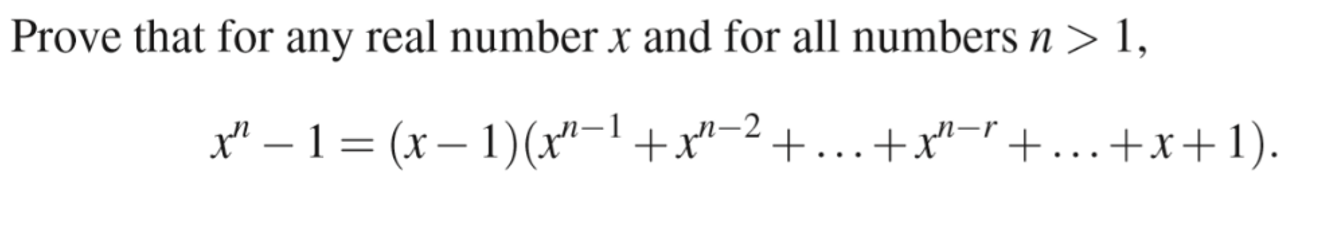 Solved Prove that for any real number x and for all numbers | Chegg.com