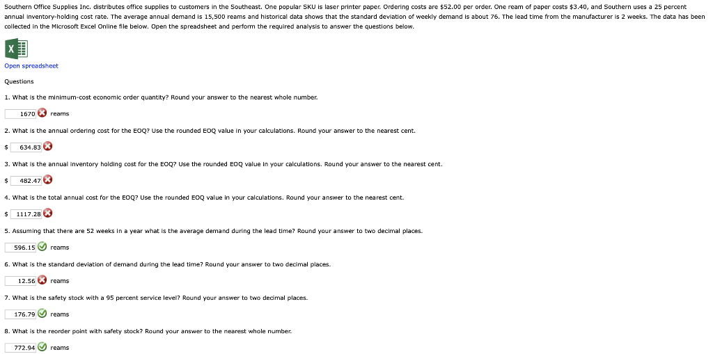Solved the spreadsheet and perform the repuirod analysis to | Chegg.com