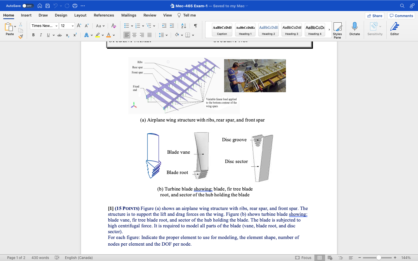 Solved (b) Turbine blade showing: blade, fir tree blade | Chegg.com