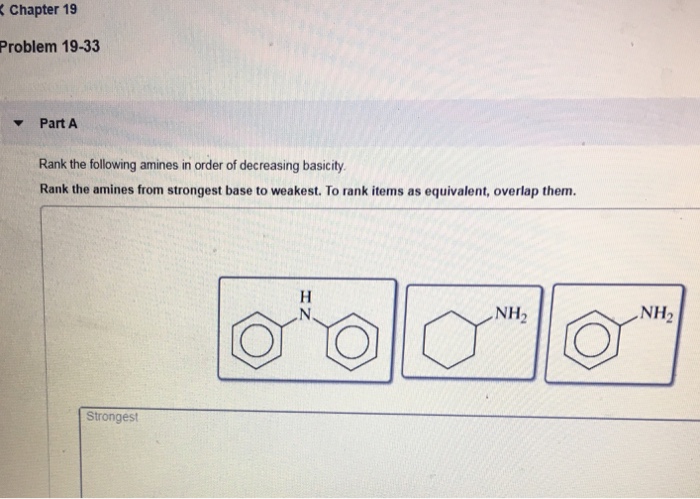Solved Chapter 19 Problem 19-33 ? Part A Rank the following | Chegg.com Solved Chapter 19 Problem 19-33 ? Part A Rank the following | Chegg.com