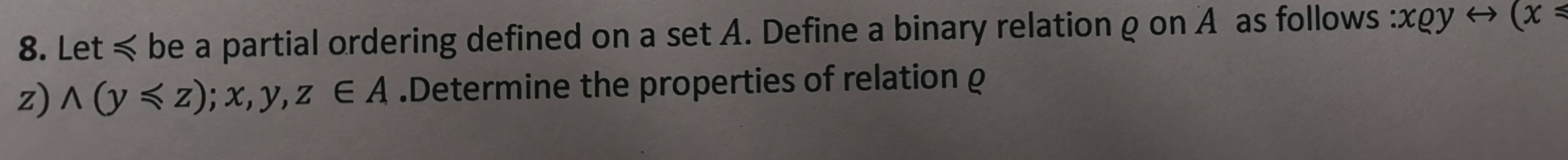 Solved 8. Let