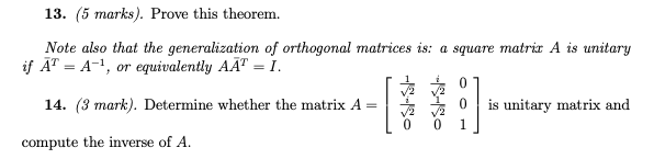 Solved 13. (5 marks). Prove this theorem. Note also that the | Chegg.com