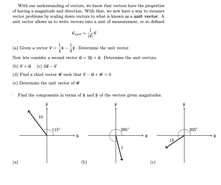 Solved With our understanding of vectors, we know that | Chegg.com