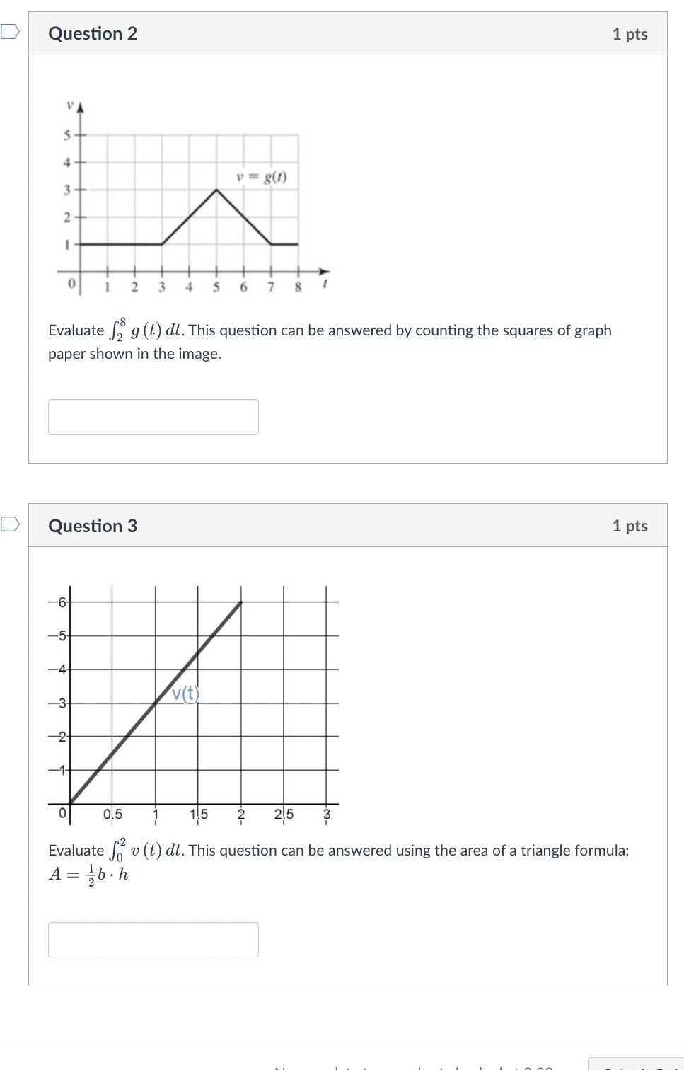 Solved Evaluate ∫28g(t)dt. This question can be answered by | Chegg.com