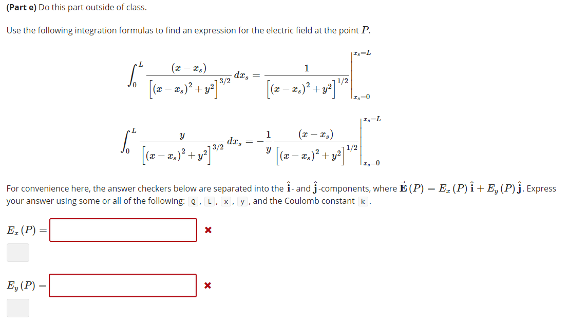 Solved Continuous Charge Density Setup and Integral - | Chegg.com