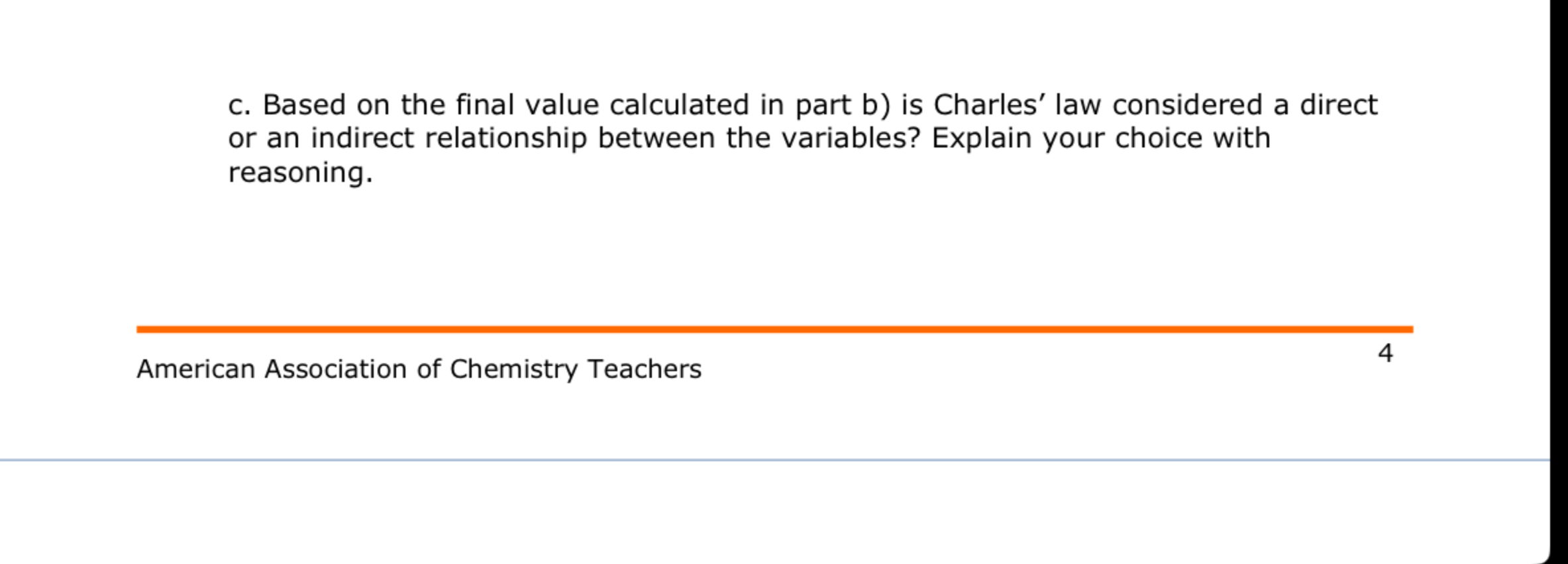 Solved c. ﻿Based on the final value calculated in part b) | Chegg.com