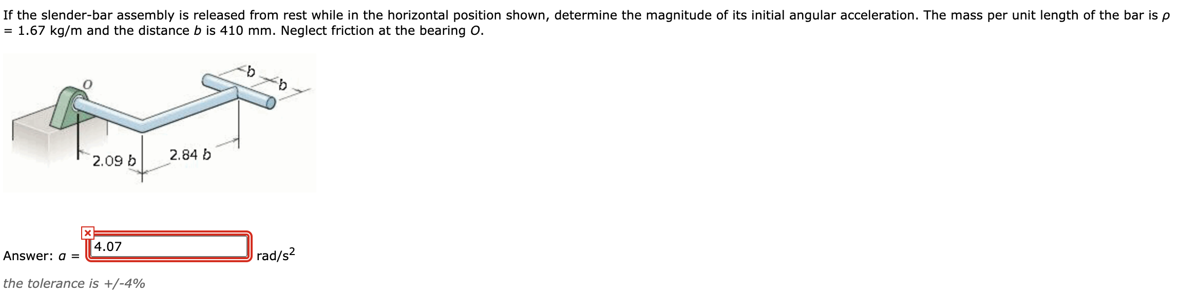 Solved If the slender-bar assembly is released from rest | Chegg.com