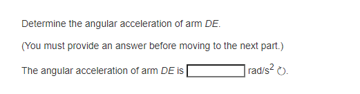 Solved At the instant shown rod AB has zero angular | Chegg.com