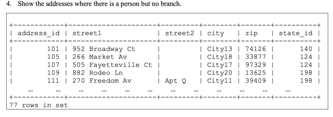 Solved SQL question THIS IS A QUESTION WITH MULTIPLE PARTS, | Chegg.com