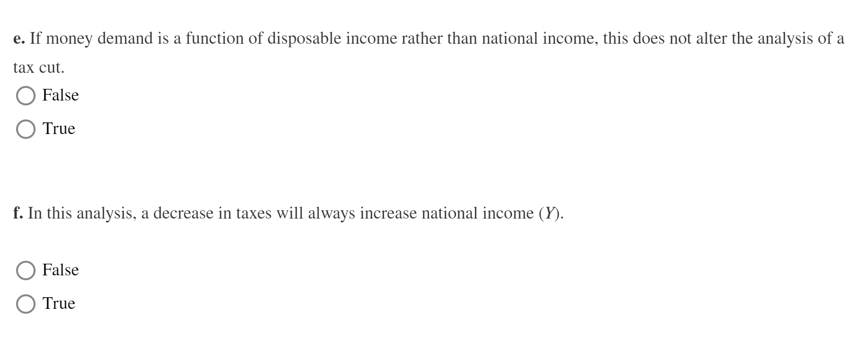 Solved Aggregate Demand II — End of Chapter Problem Suppose | Chegg.com