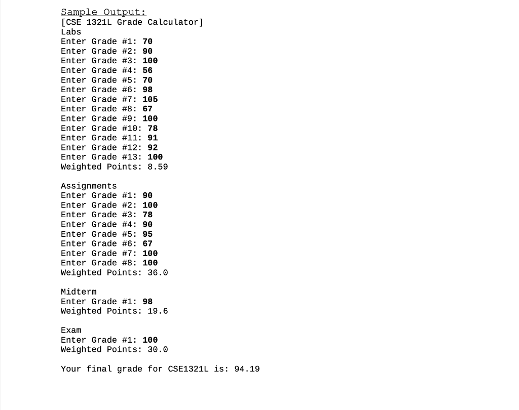 Solved Assignment 7A: What's your grade? In this class (as | Chegg.com