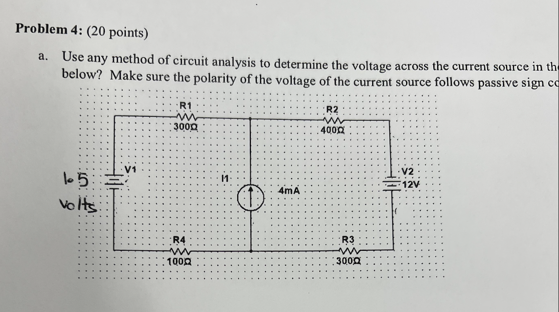 Solved a. Use any method of circuit analysis to determine | Chegg.com