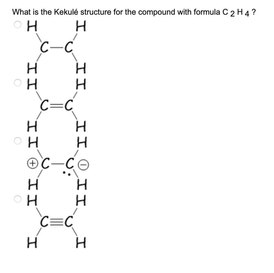 Solved What is the Kekulé structure for the compound with | Chegg.com