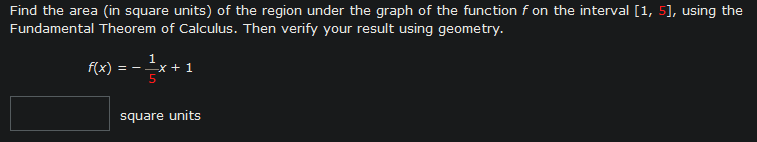 Solved Find the area (in square units) of the region under | Chegg.com