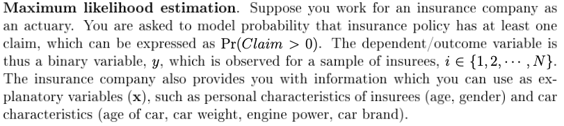 Maximum likelihood estimation. Suppose you work for | Chegg.com