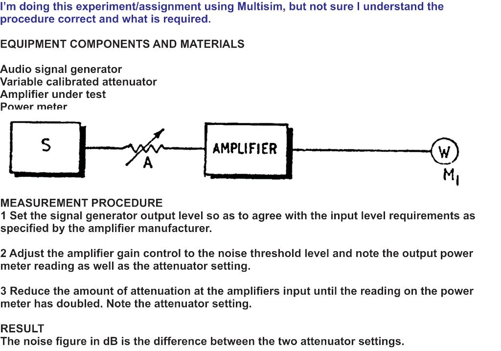 l'm doing this experiment/assignment using Multisim, | Chegg.com