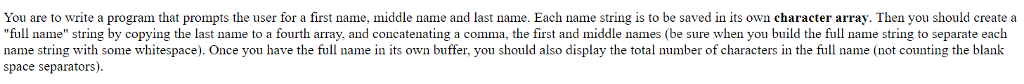 Solved You Are To Write A Program That Prompts The User For Chegg
