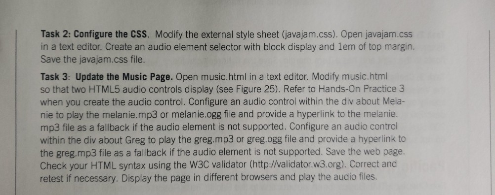Solved Task 2 Configure The Css Modify The External Style 7738