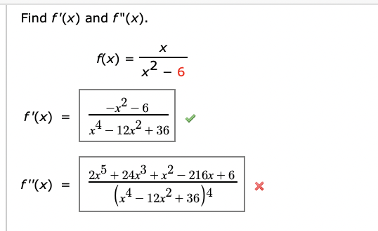 Solved Find f′(x) and f′′(x). | Chegg.com