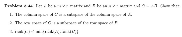 Solved Let A be a m x n matrix and B be an m x r matrix and | Chegg.com