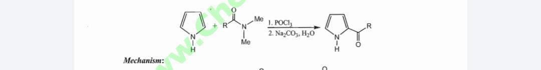 Solved Me Aline " 1. POCl 2. NaC03, HO Me Mechanism: | Chegg.com