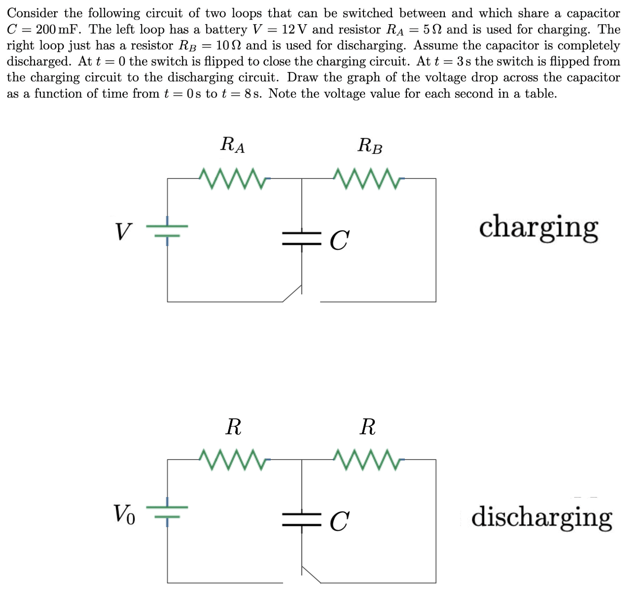 Solved Consider the following circuit of two loops that can | Chegg.com