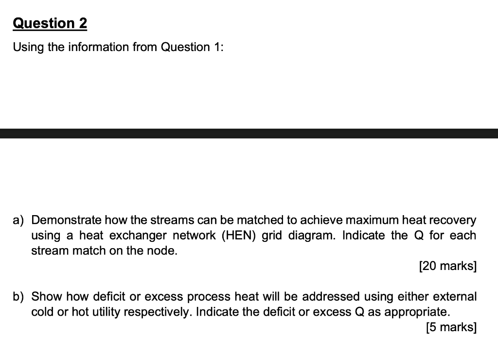 Solved Problem Description Consider the process flow diagram | Chegg.com