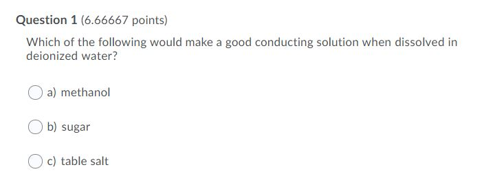 Solved Question 1 (6.66667 points) Which of the following | Chegg.com