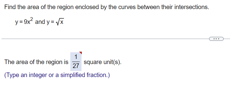 Solved Find the area of the region enclosed by the curves | Chegg.com