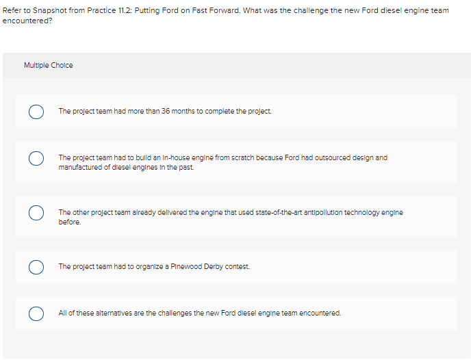 Solved Refer to Snapshot from Practice 11.2- ﻿Putting Ford | Chegg.com