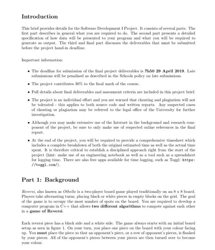 Introduction This brief provides details for the | Chegg.com