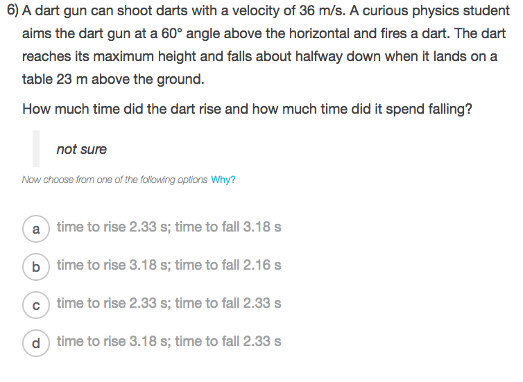 Solved 6) A dart gun can shoot darts with a velocity of 36 | Chegg.com