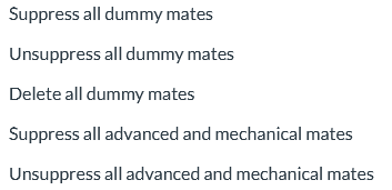 Solved When working with advanced and mechanical mates, it | Chegg.com