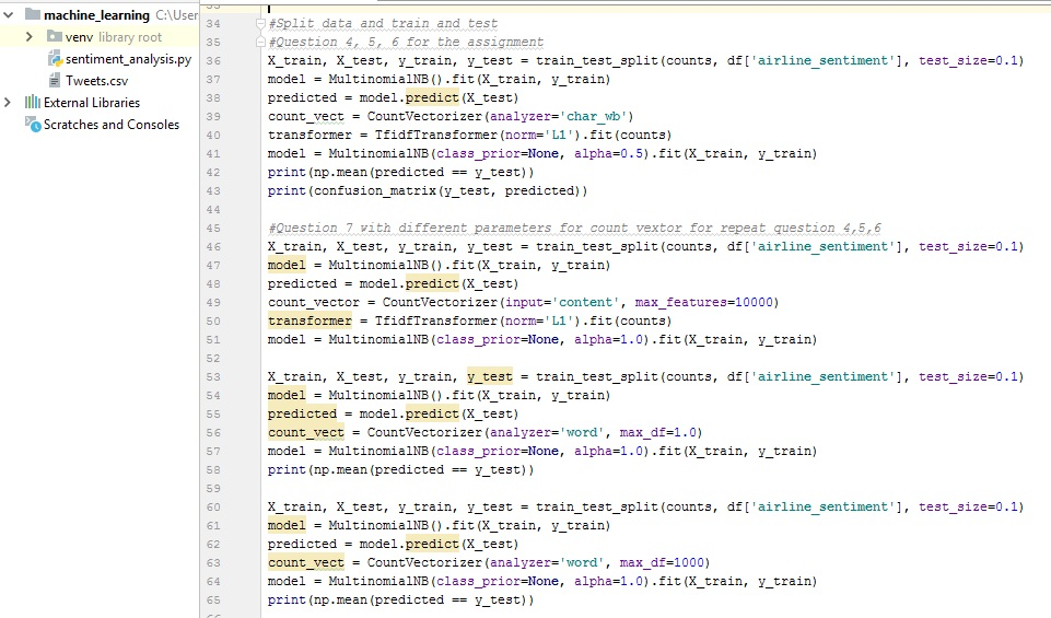 Using Python to do this work: For your solution | Chegg.com