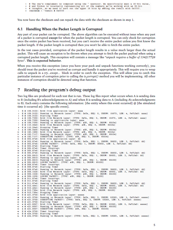 Solved In this project you will be implementing a simple | Chegg.com